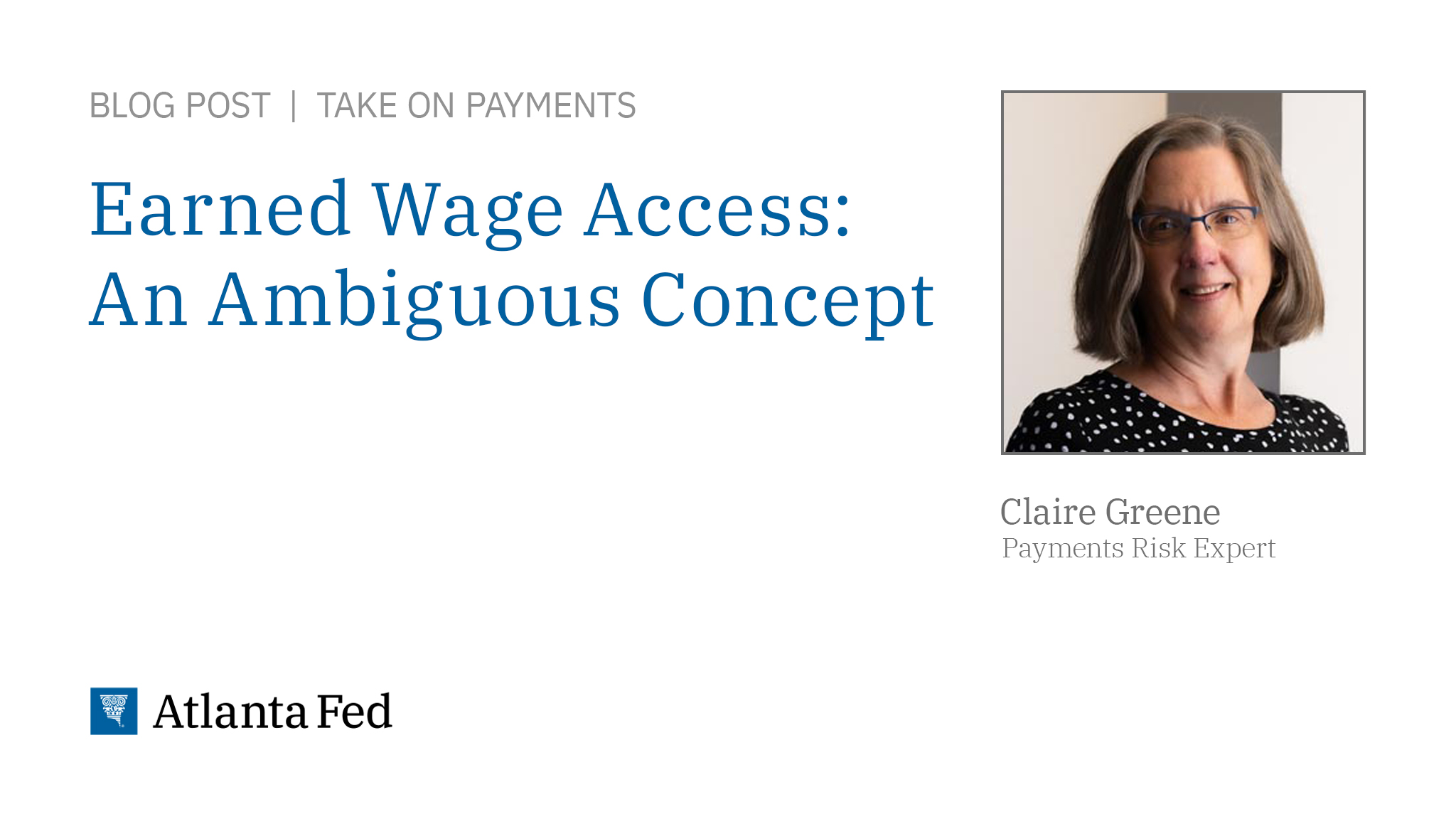 Earned Wage Access: An Ambiguous Concept - Federal Reserve Bank of Atlanta