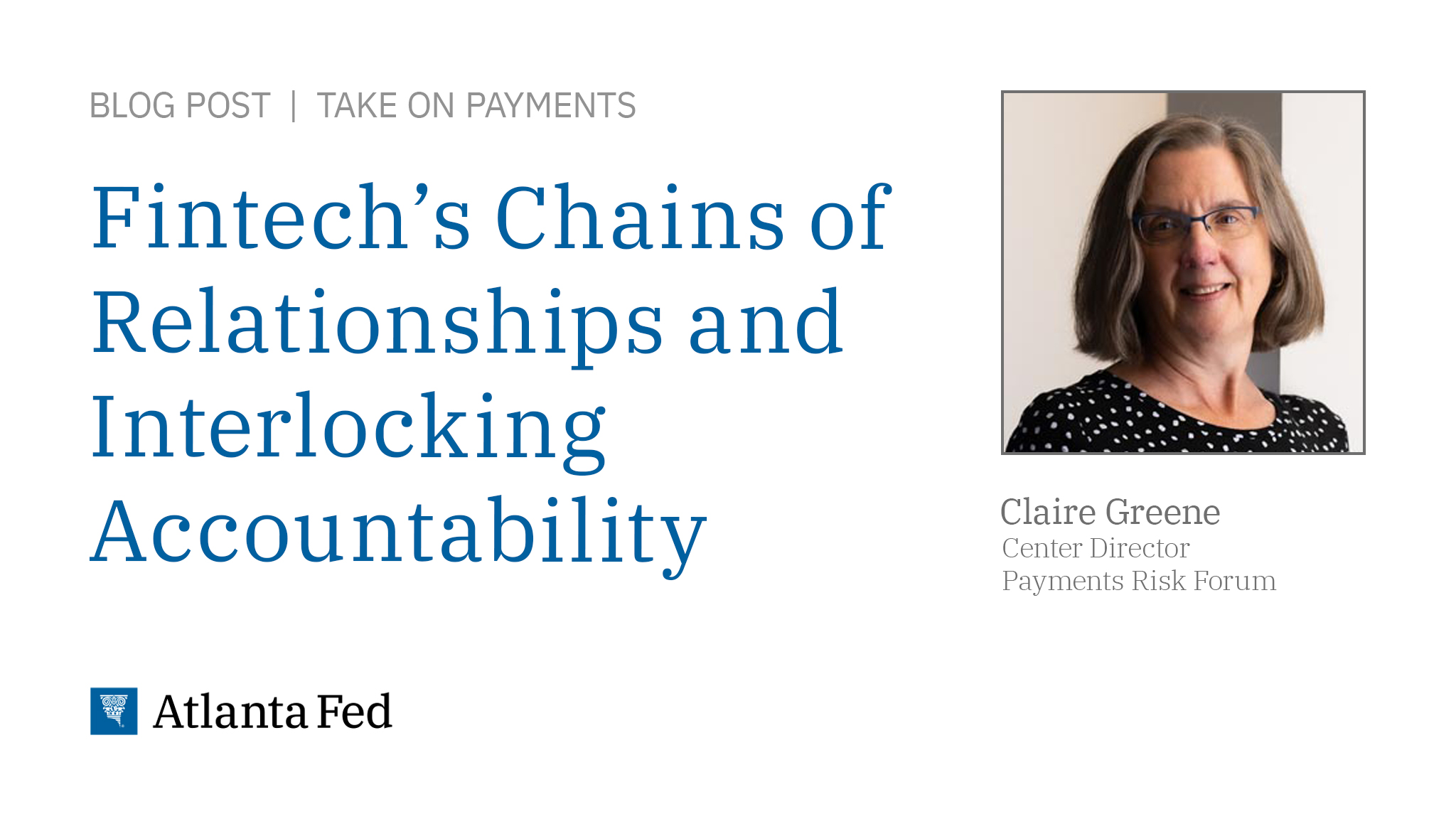 Fintech's Chains of Relationships and Interlocking Accountability ...
