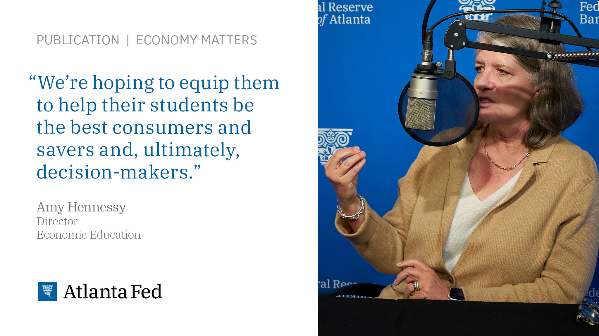 "We're Helping Set Them Up for Success as Adults": The Fed and Economic ...