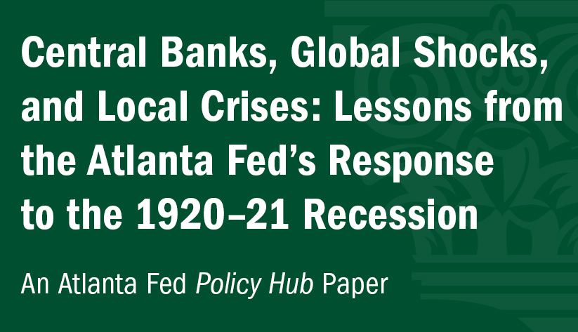 Central Banks, Global Shocks, and Local Crises: Lessons from the ...
