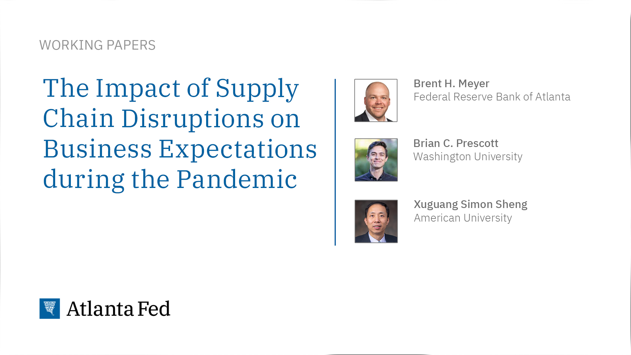 The Impact of Supply Chain Disruptions on Business Expectations during ...